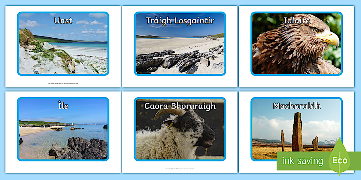 Pasgan-dhealbhan-camara nan Eilean Albannach Photo Pack Gaelic