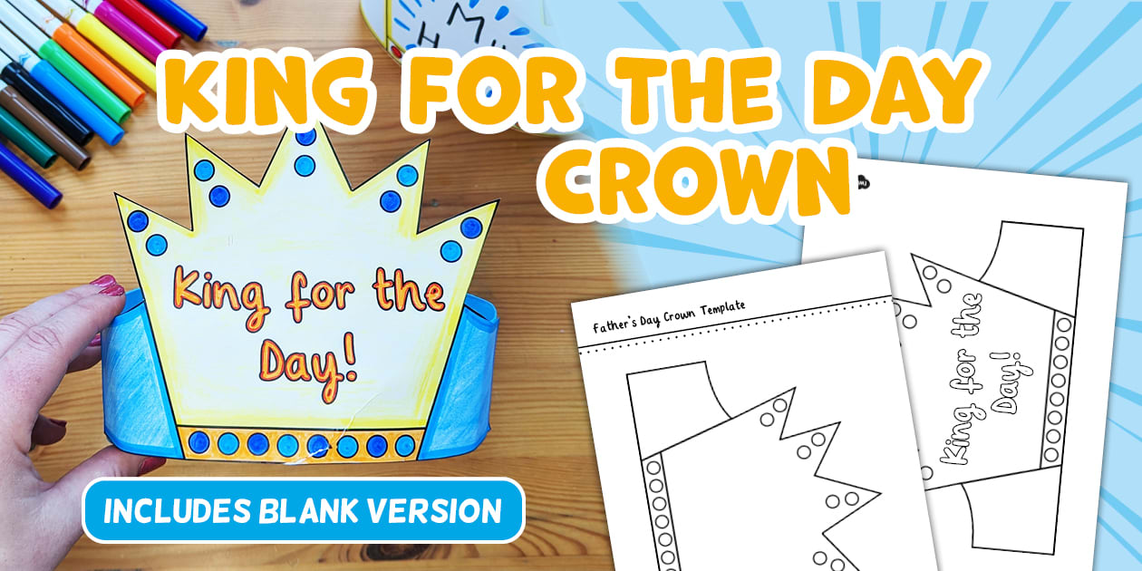 * NEW * King for the Day Crown