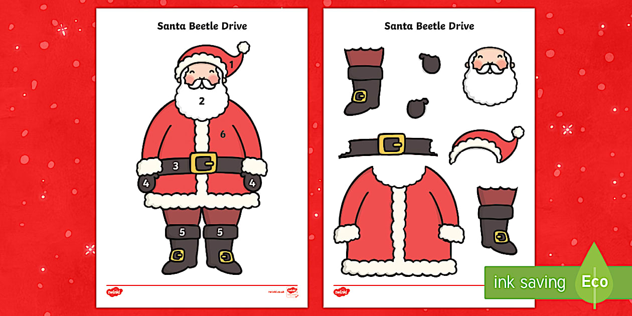 Father Christmas Beetle Drive Game