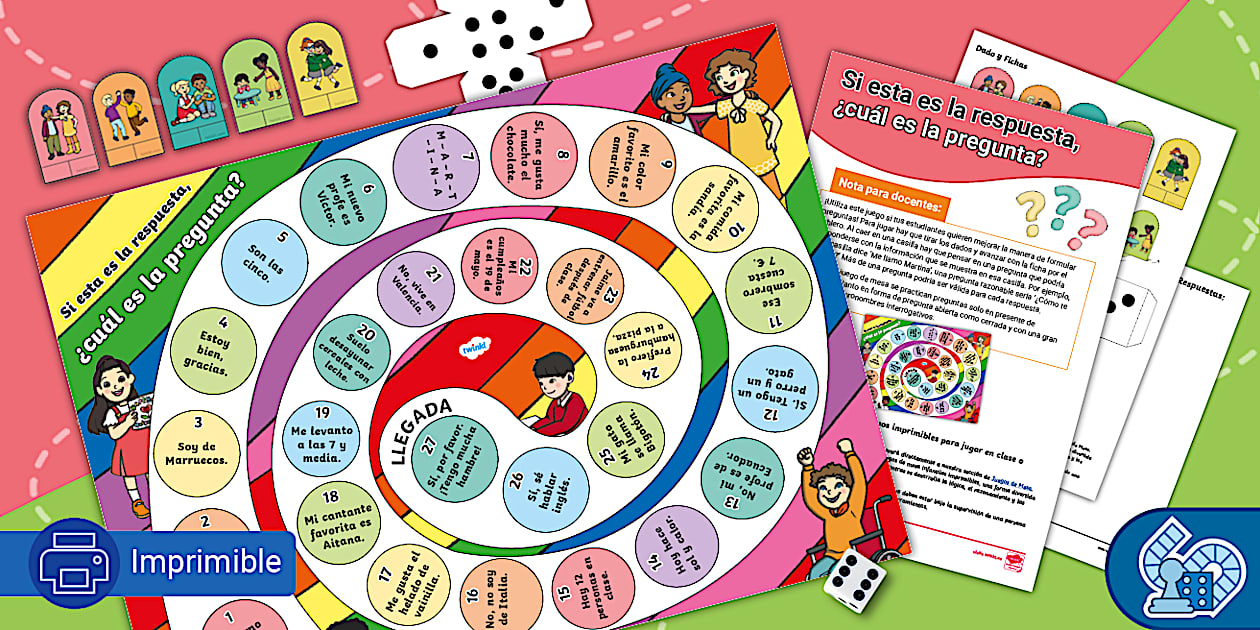 Juegos de mesa de preguntas y respuestas para imprimir