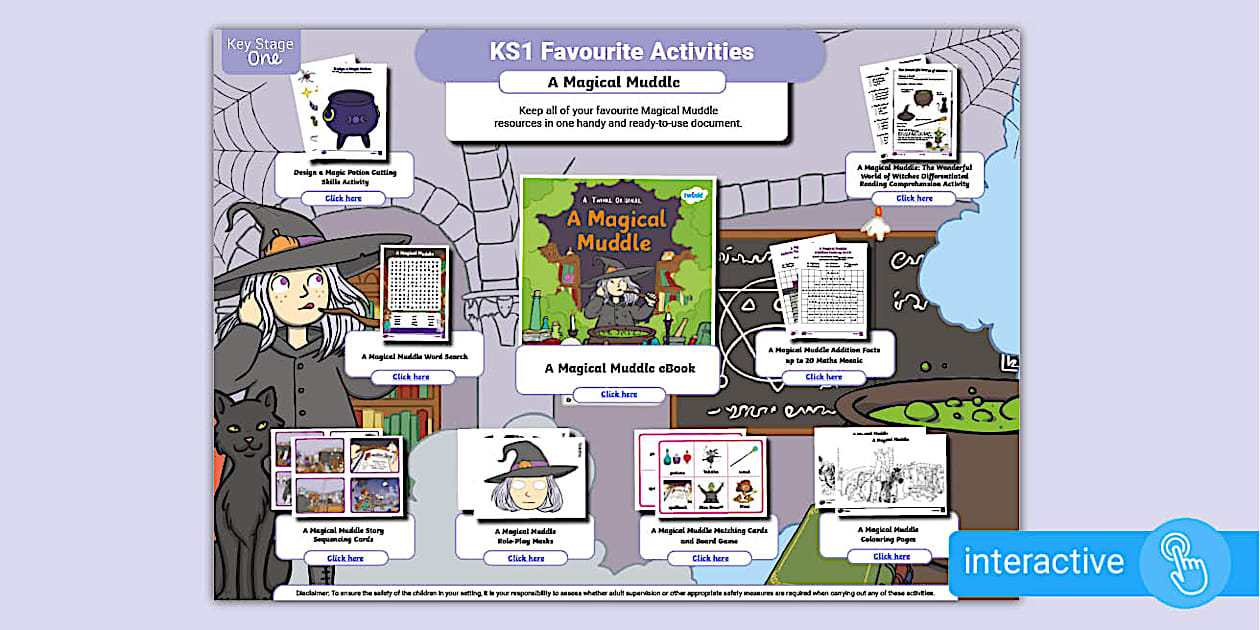 KS1 ‘A Magical Muddle’ - Activities (teacher made)