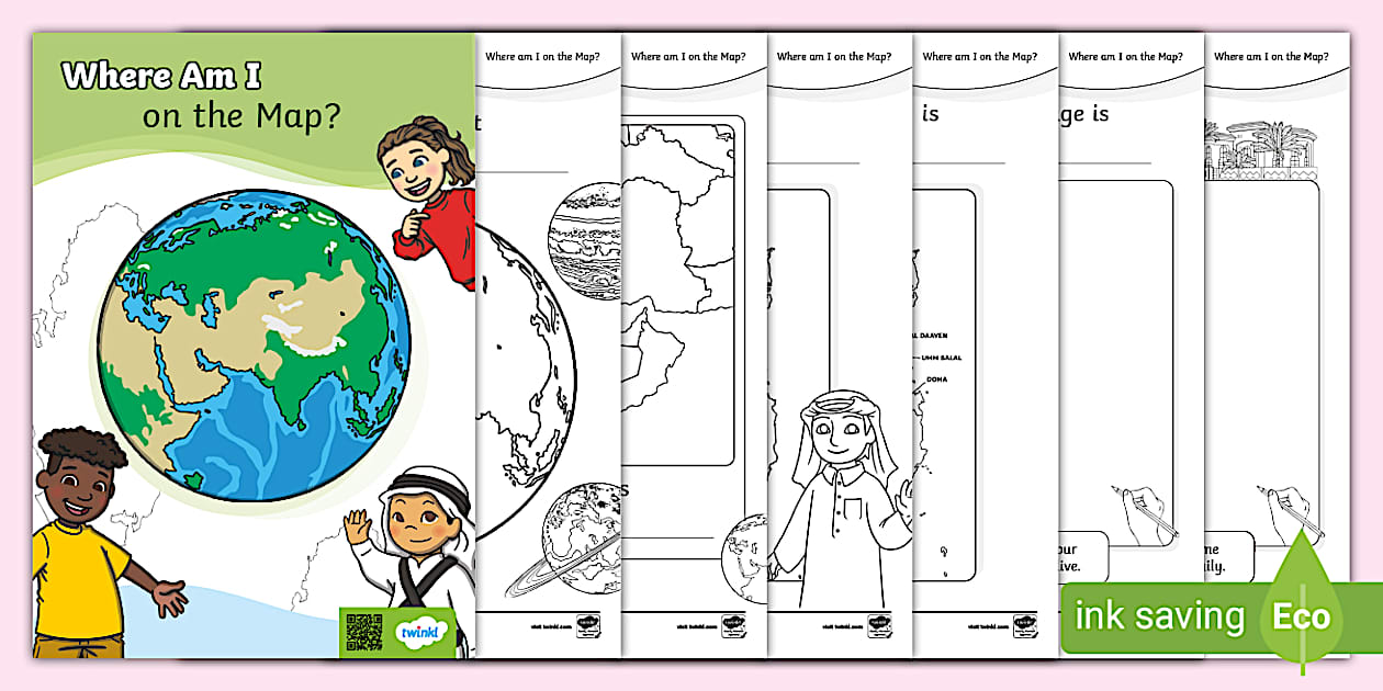 Where Am I on the Map? (teacher made) - Twinkl