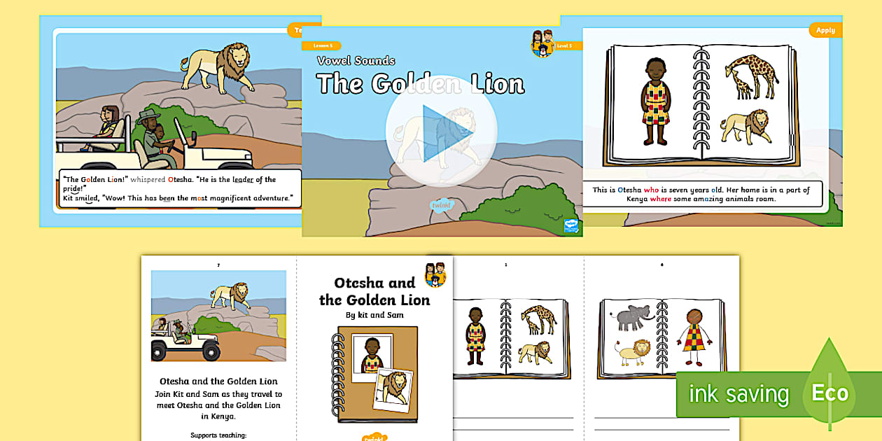 Long Vowel Sounds Lesson Pack - Level 5 Week 9 Lesson 5 Activity Pack