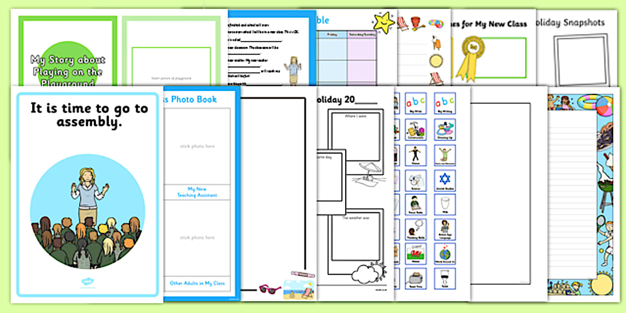ASN First Day Back Activity Pack (teacher made) - Twinkl