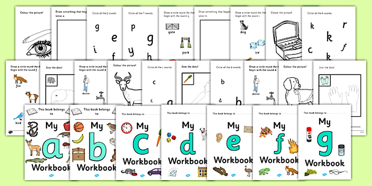 My Alphabet Workbook (Lowercase) (teacher made) - Twinkl