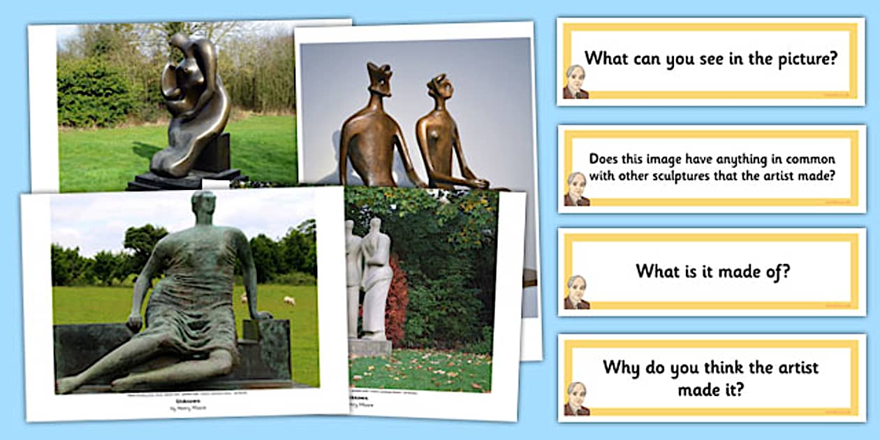 Henry Moore WW2 Pictures and Sculpture Images - Photo Pack