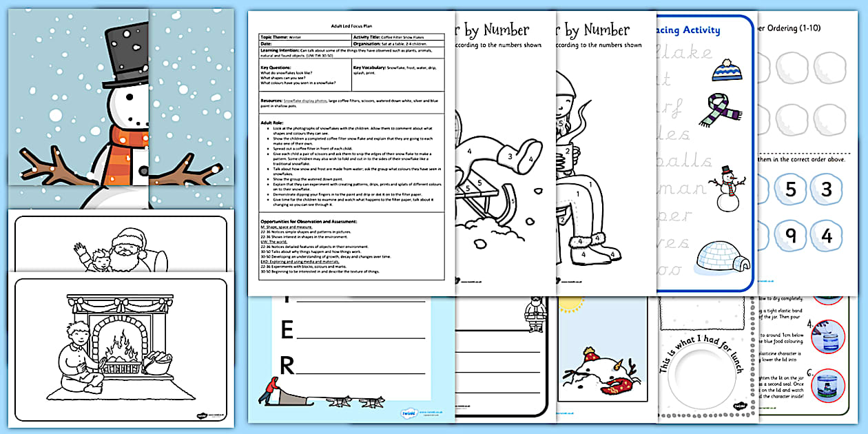 Parents Snow Activity Pack (teacher made) - Twinkl