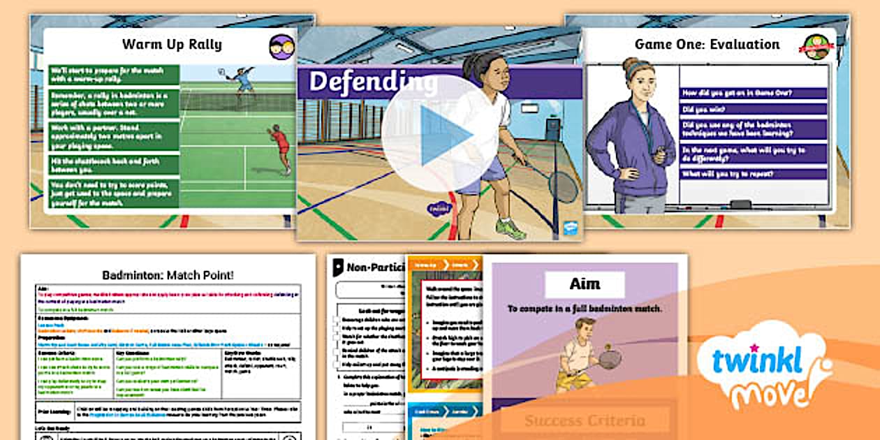 Badminton Mini-Games - Badminton Games for Kids - Year 4 PE