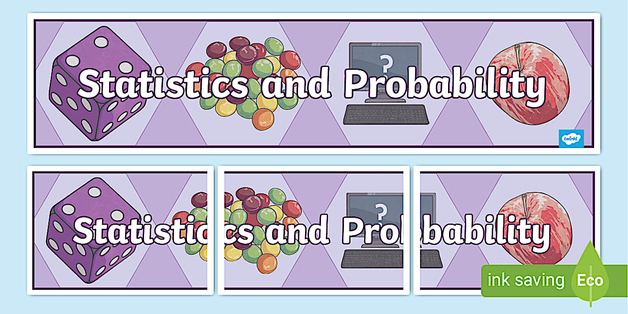 Statistics and Probability Display Banner (teacher made)