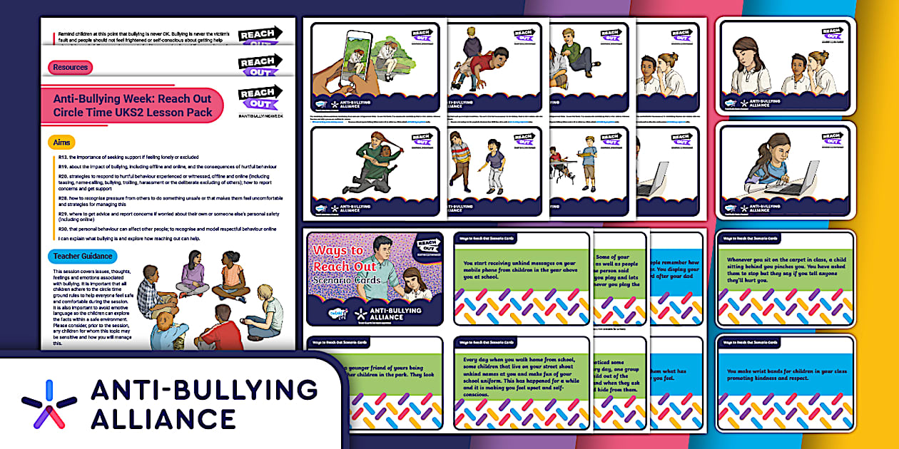 FREE! - Anti-Bullying Week Reach Out UKS2 Circle Time Pack