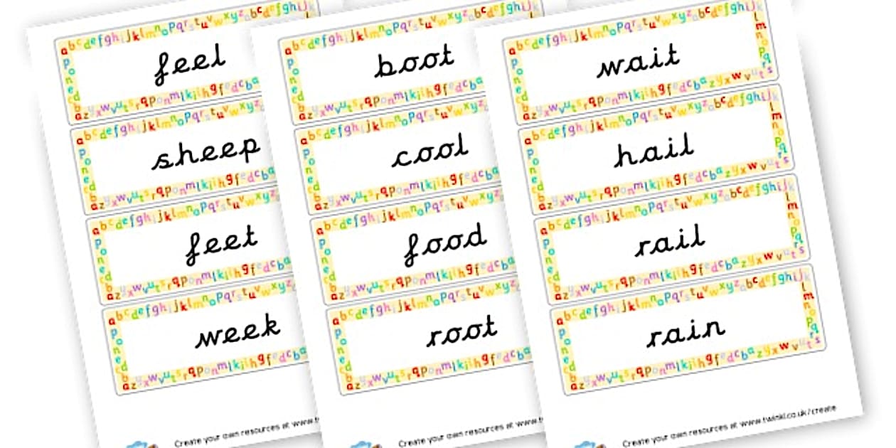 Phase 3 Sounds ee,oo,oa,ai,or,ar (teacher made) - Twinkl