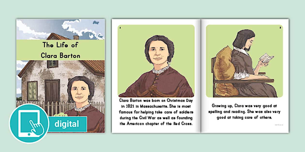 Clara Barton eBook (l'enseignant a fait) - Twinkl