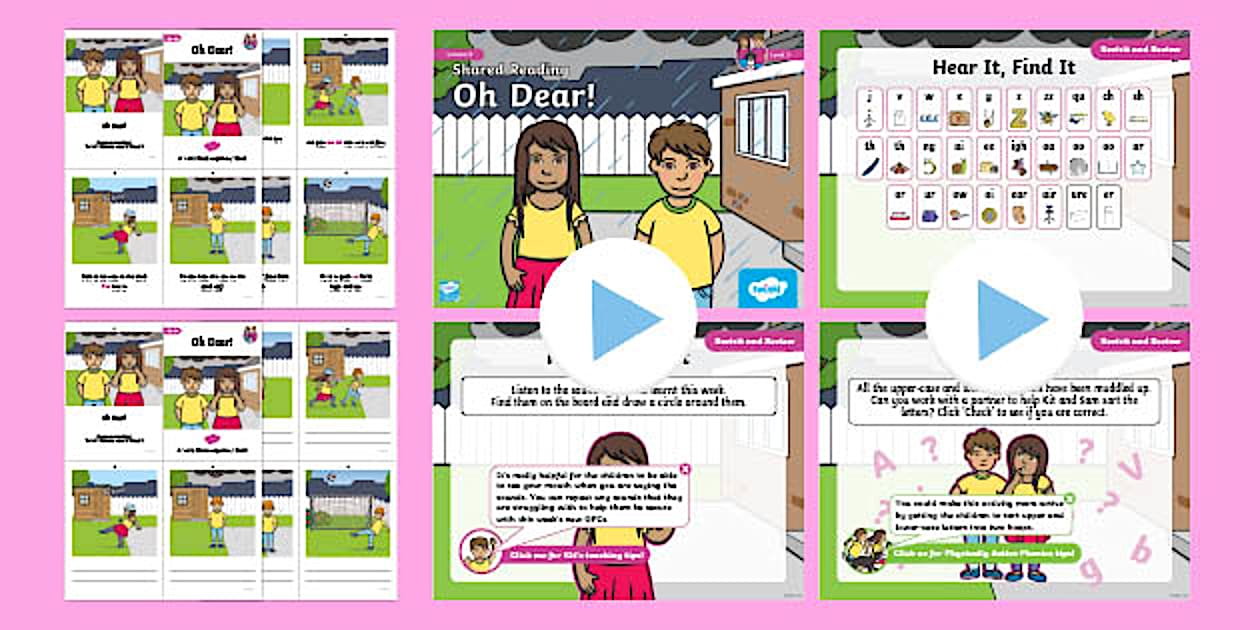 'ear, air' Phonics Lesson Pack - Level 3 Week 9 Lesson 5