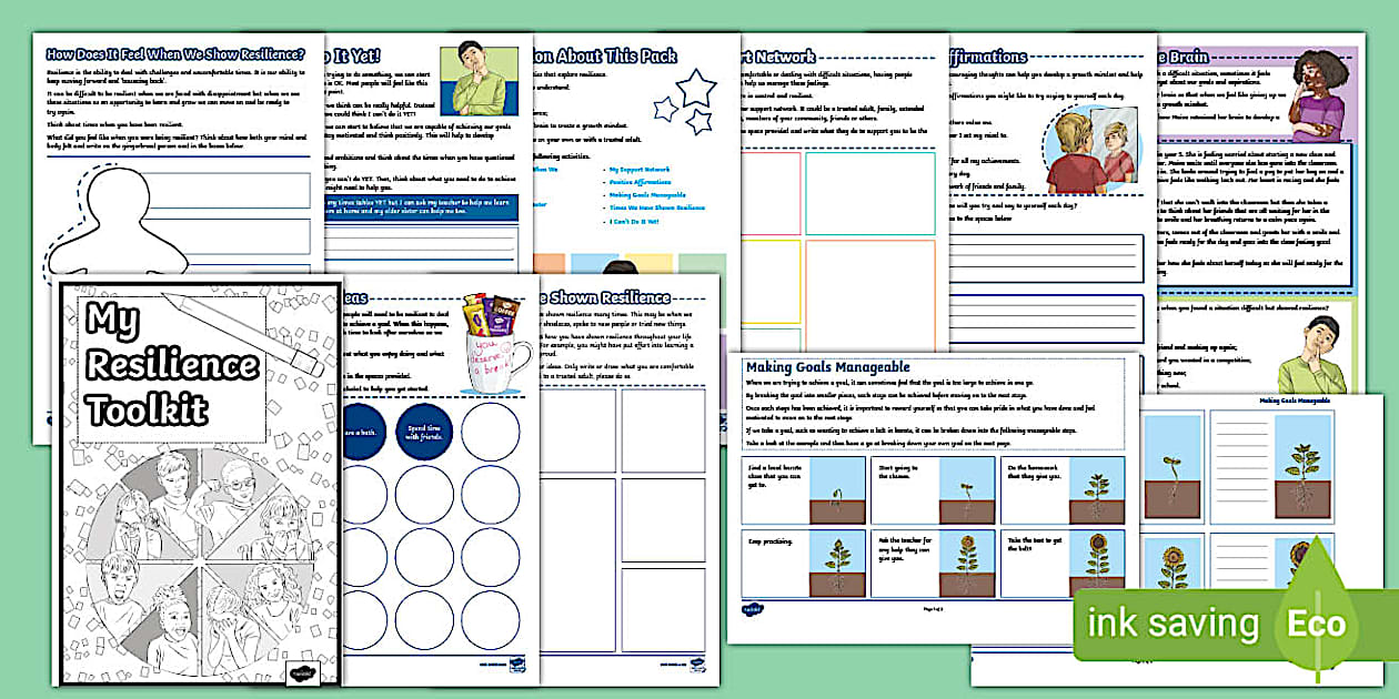 My Resilience Toolbox KS2 (teacher made) - Twinkl