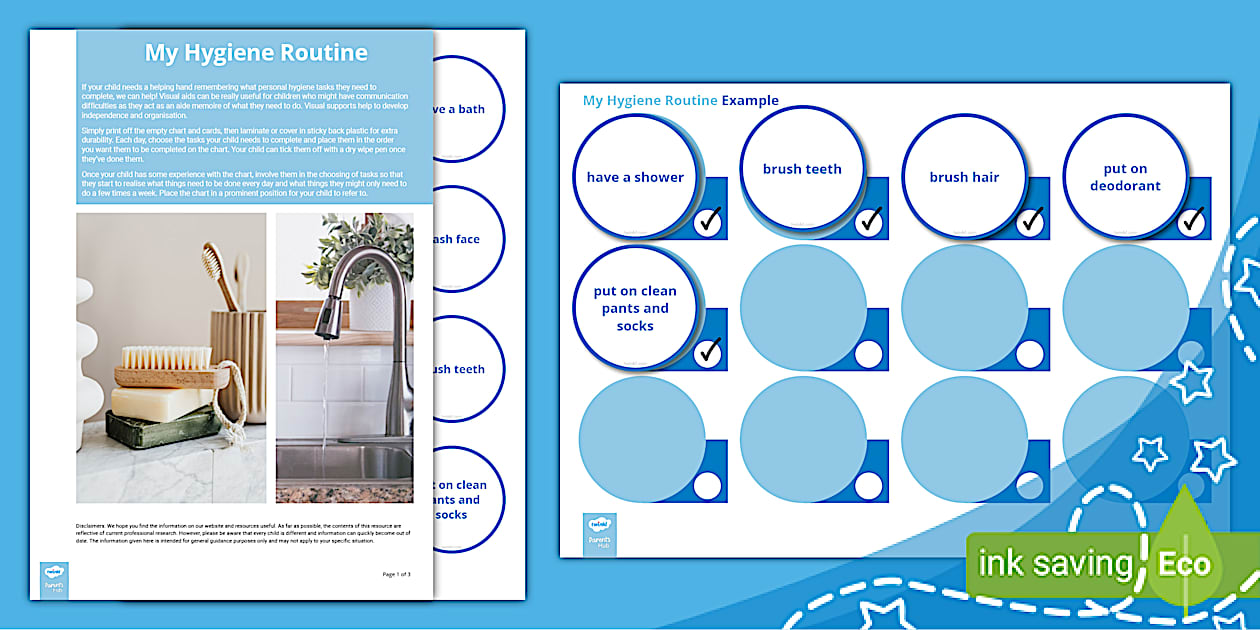 My Hygiene Routine (Older Learners) (teacher made) - Twinkl