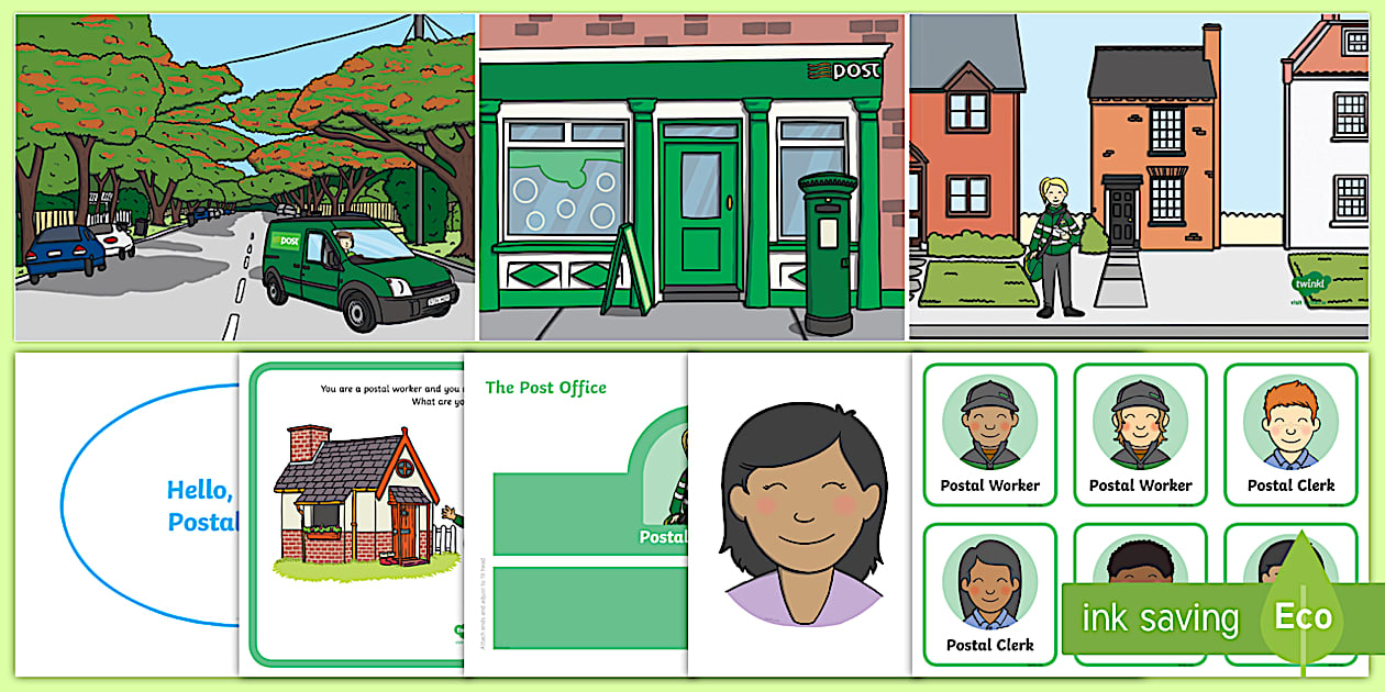 The Post Office Aistear Role-Play Pack (teacher made)