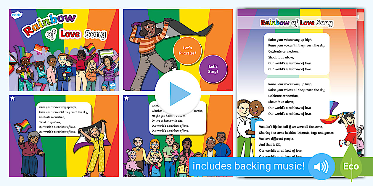👉 Pride Month Songs | Rainbow of Love | Twinkl | KS1 | Pride