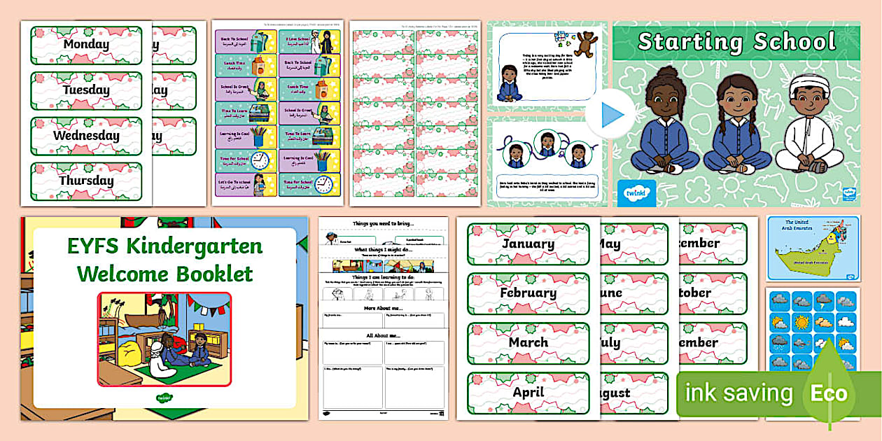 UAE Early Years Back to School Pack (teacher made) - Twinkl