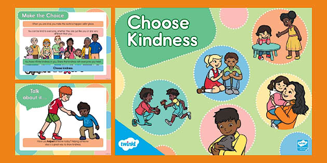 Colorful Kindness PowerPoint for K-2nd Grade | Twinkl USA
