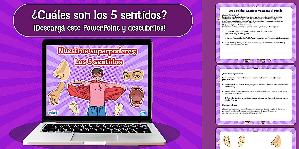 Powerpoint: Los 5 sentidos