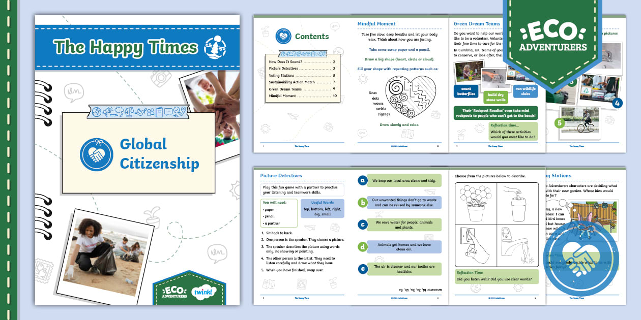 Year 2 Global Citizenship: The Happy Times Sustainability