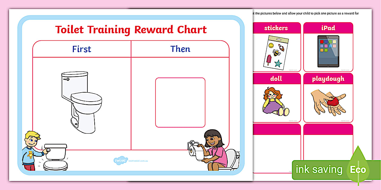 Toilet Training Reward Chart - Resources for Parents