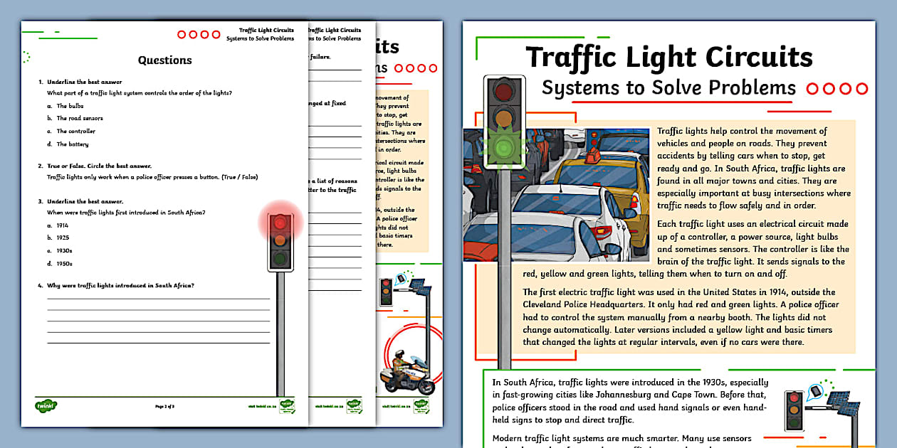 Traffic Light Circuits – Systems to Solve Problems