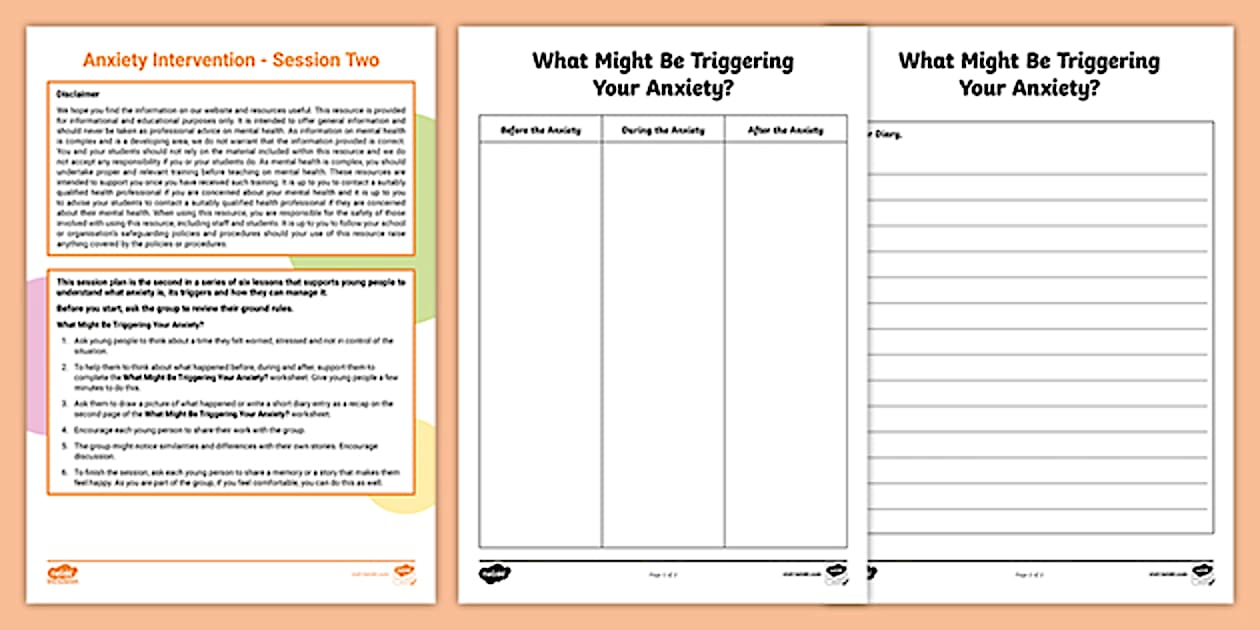 Anxiety Intervention Session Two (Hecho por educadores)