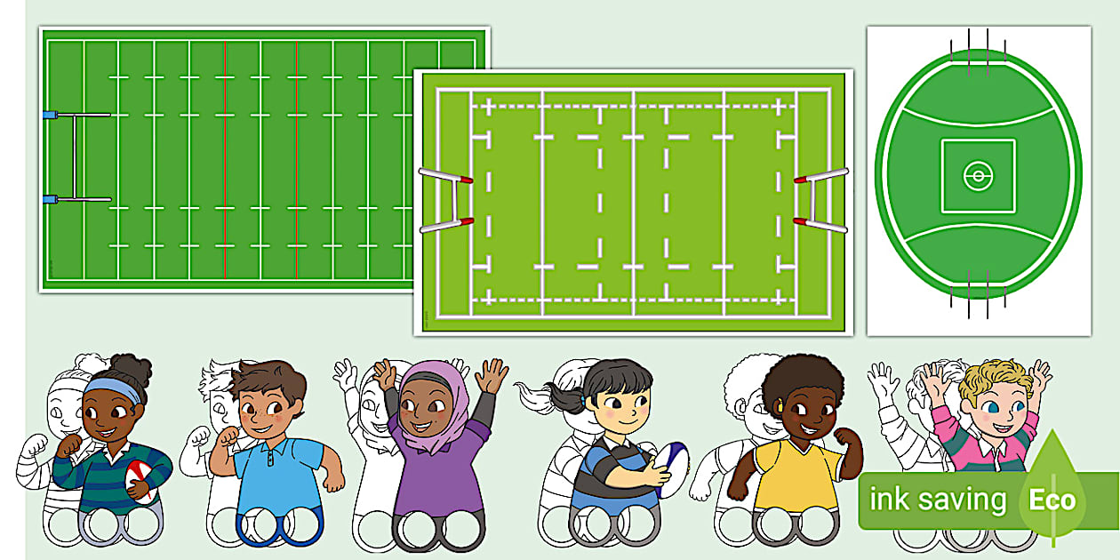 Rugby Finger Puppets