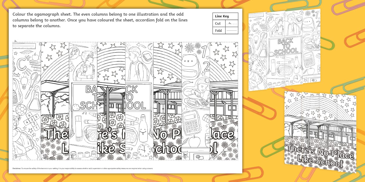 Back to School Agamographs (Teacher-Made) - Twinkl