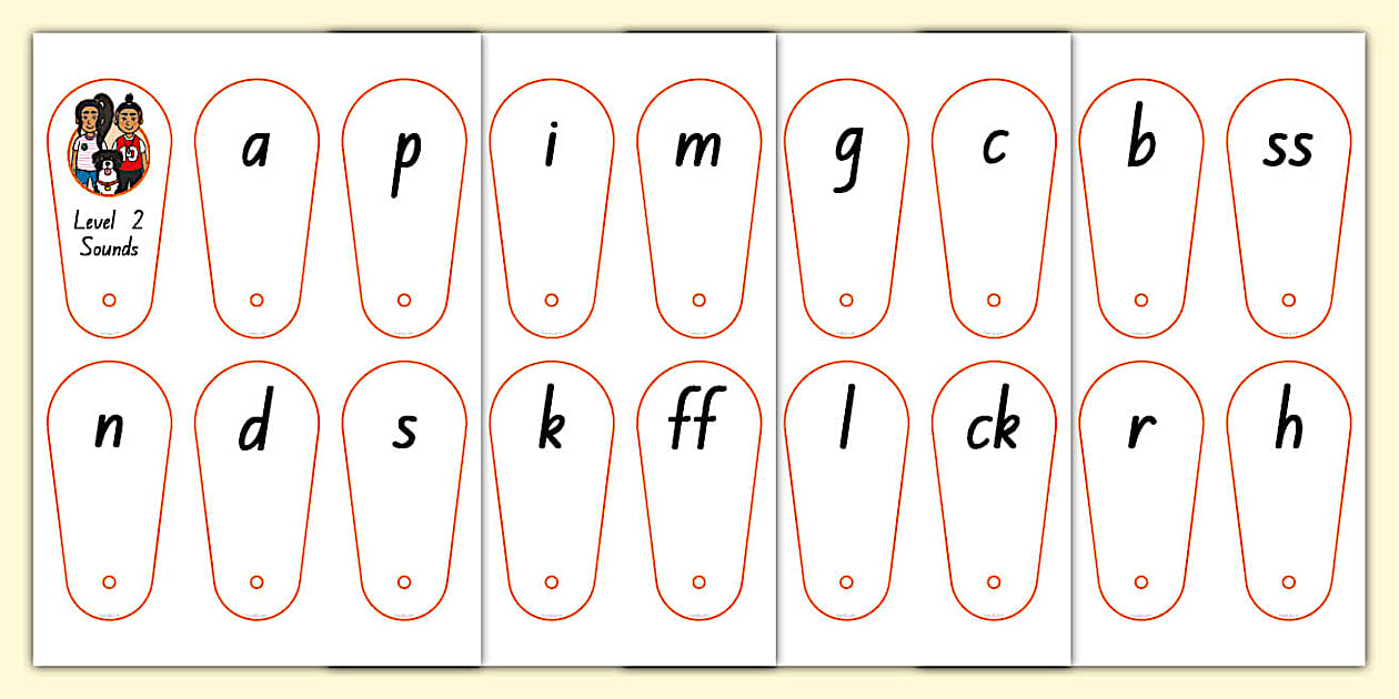 Twinkl Phonics Level 2 - Phoneme Fan (Teacher-Made) - Twinkl