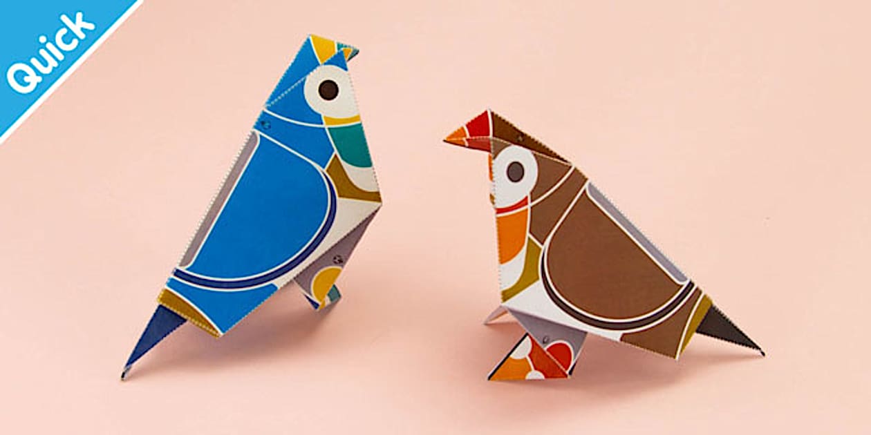 Enkl Origami Bird - Art and Craft Teaching Resources