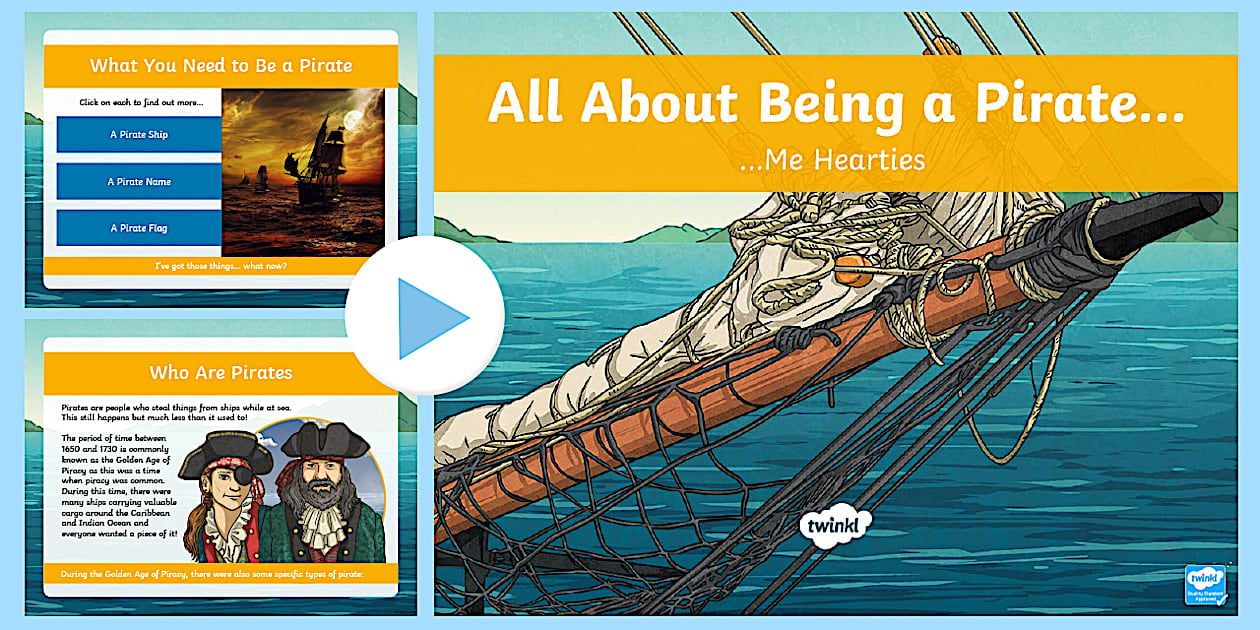 All About Being a Pirate PowerPoint | Talk Like A Pirate Day