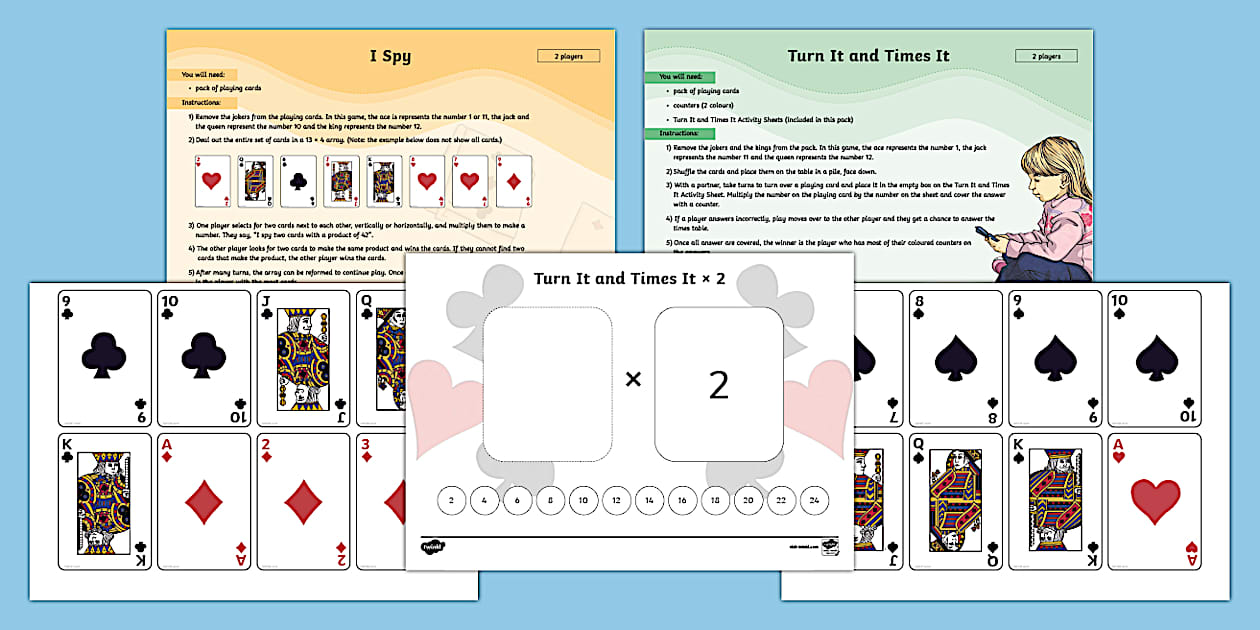 👉 Times Tables Card Games (teacher made) - Twinkl