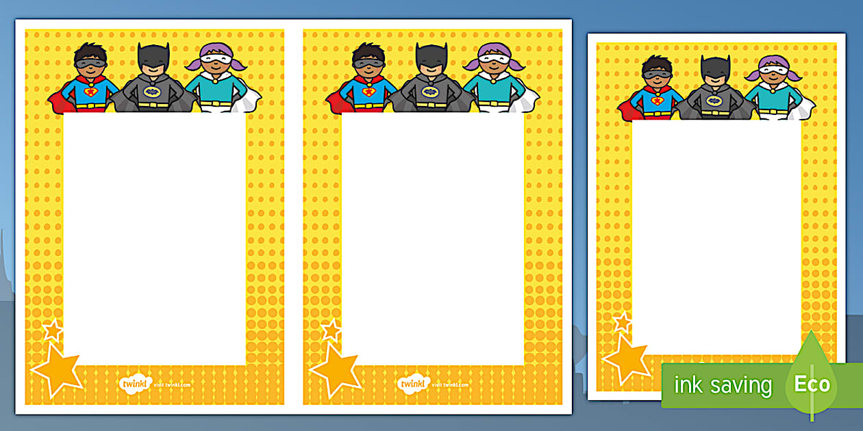 Editable Note From Teacher (Superhero Themed) (teacher made)