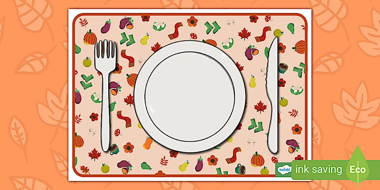 Autumn Place Mats (teacher made) - Twinkl