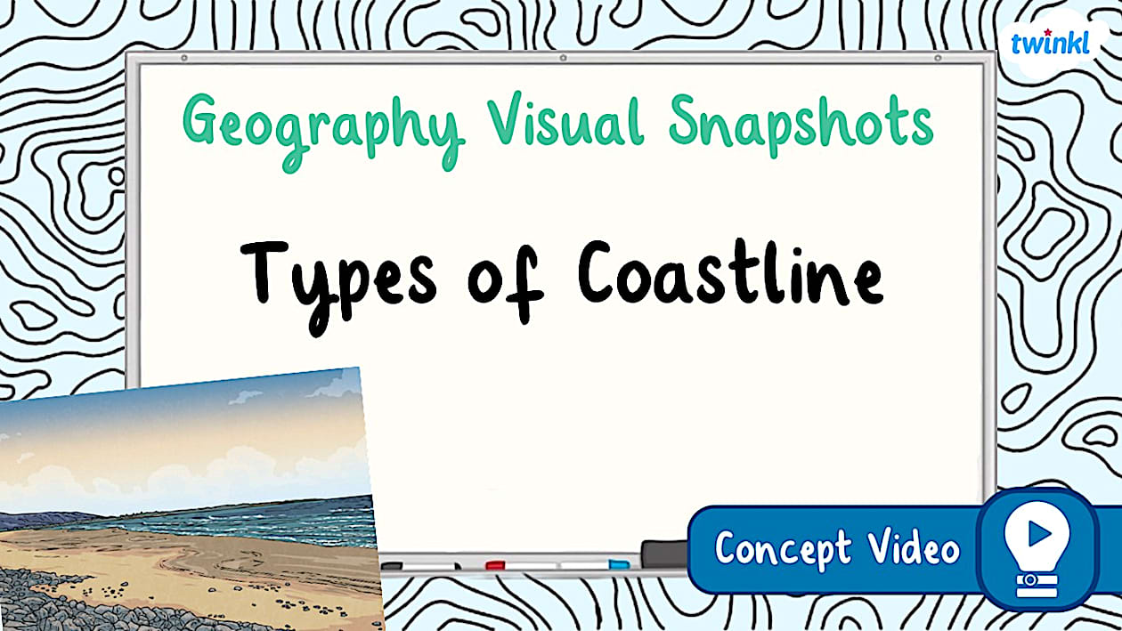 Types of Coastline | Geography Concept Video (teacher made)