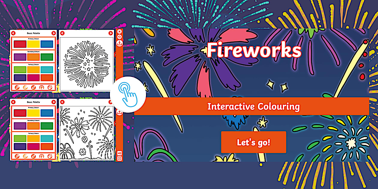 Fireworks Interactive Colouring (Hecho por educadores)