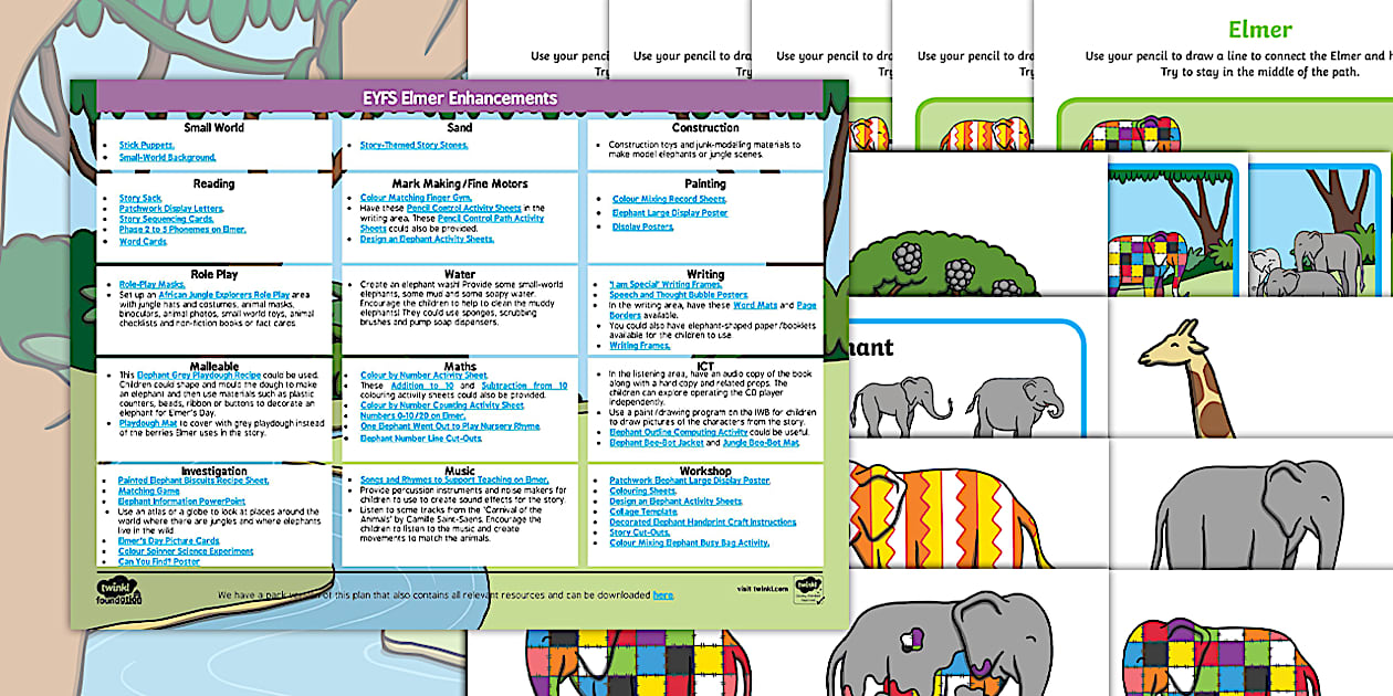 EYFS Enhancement Ideas and Resources Pack - Twinkl