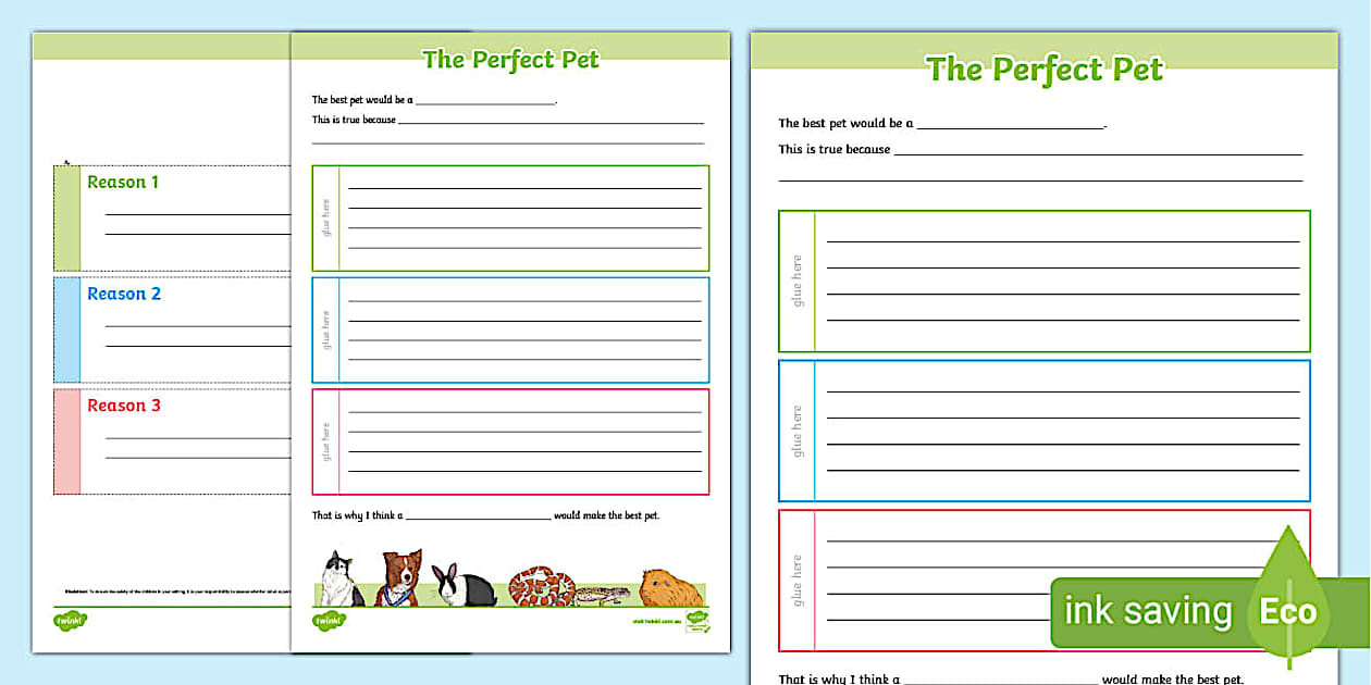 Perfect Pet Article Writing Resource - Persuasive Writing