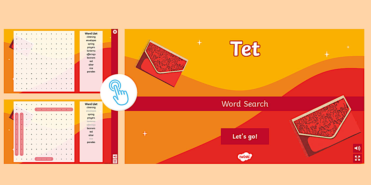 Tet Interactive Word Search | Vocabulary | Celebration