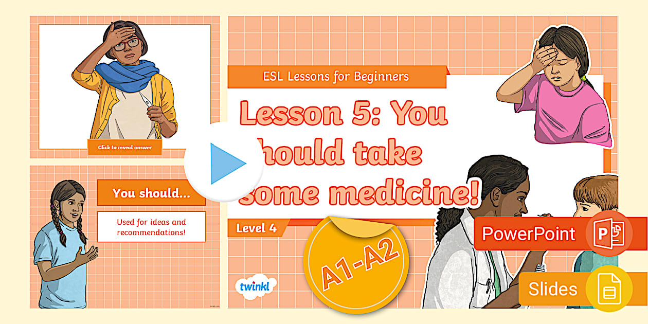 ESL Curriculum Level 4, Lesson 5 (teacher made) - Twinkl