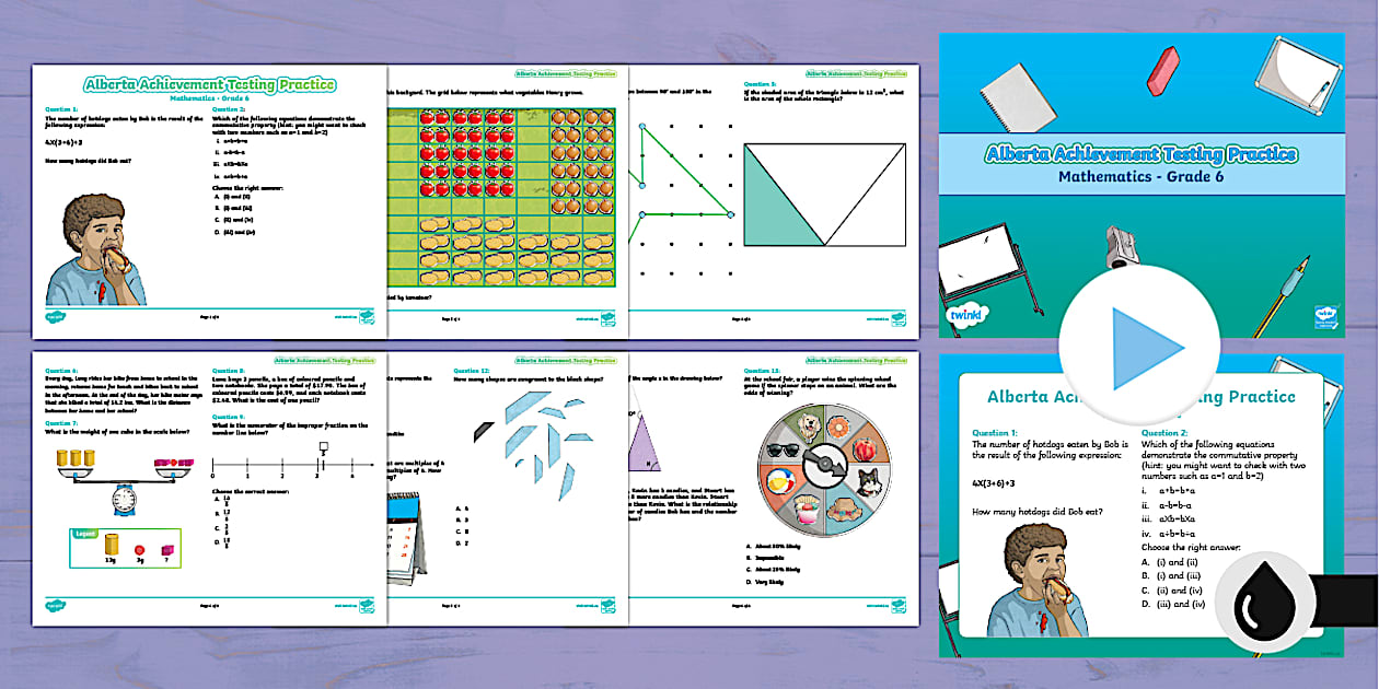 AB Testing Practice Grade 6 Maths 1 (Teacher-Made) - Twinkl