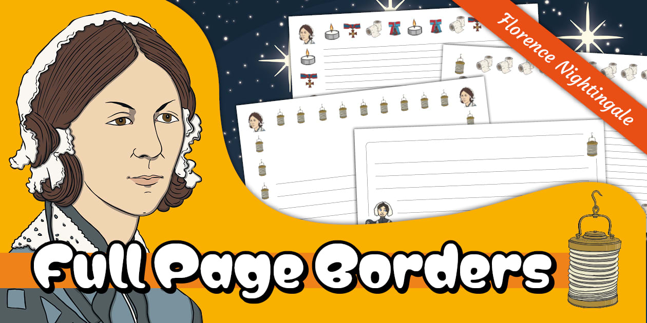 Florence Nightingale Page Borders