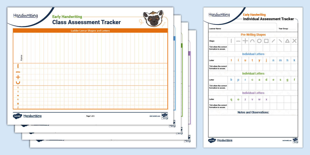 Early Writing Assessment Pack