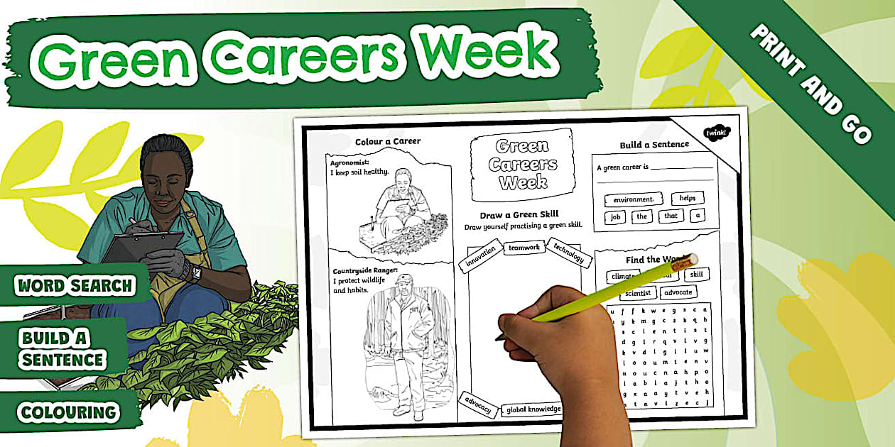 Green Careers Week KS2 Activity Mat