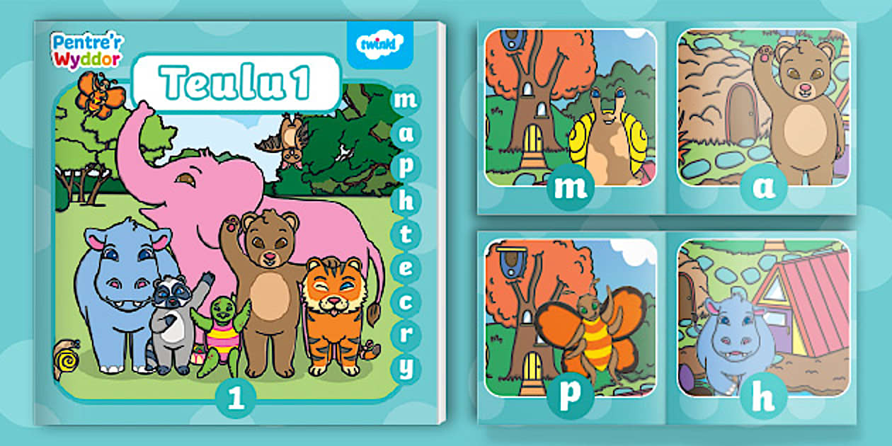 Pentre'r Wyddor: Teulu 1 eLyfr 1 (Teacher-Made) - Twinkl