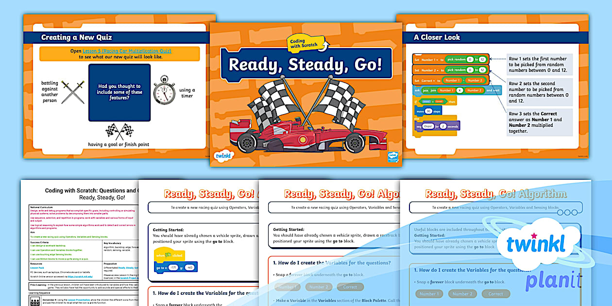 Computing Coding With Scratch Ready Steady Go Year 4