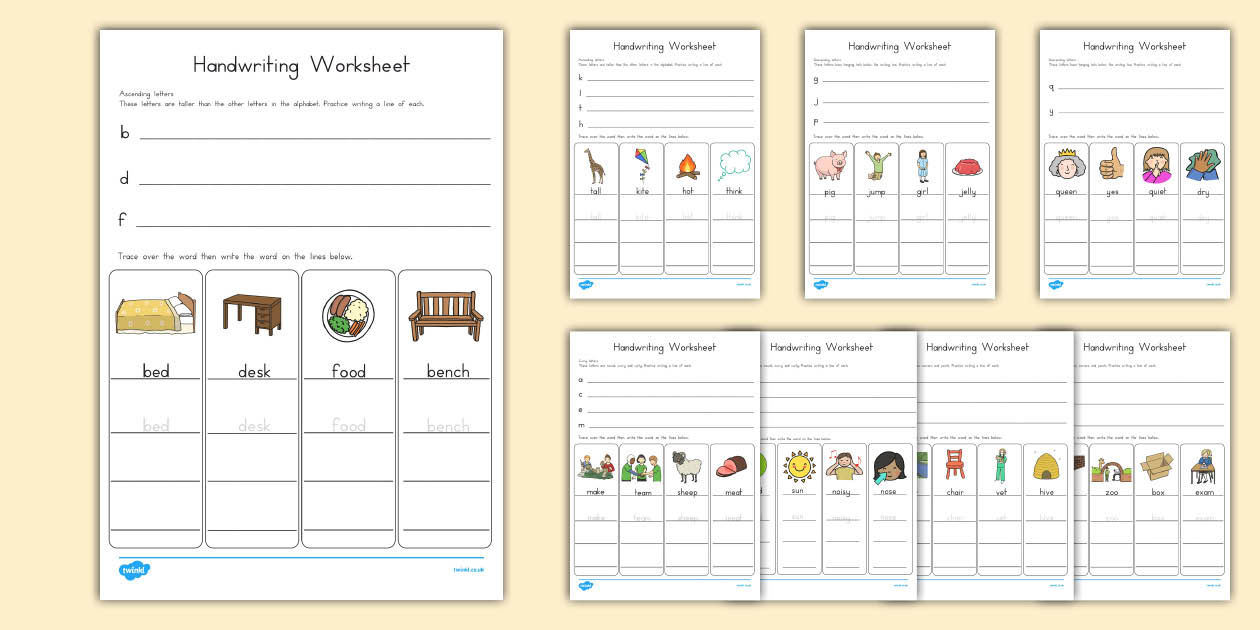 SA Handwriting Worksheets Letter Formation - Australia