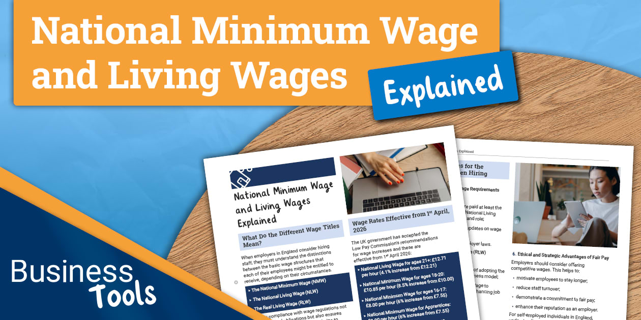 National Minimum Wage and Living Wages Explained | Twinkl